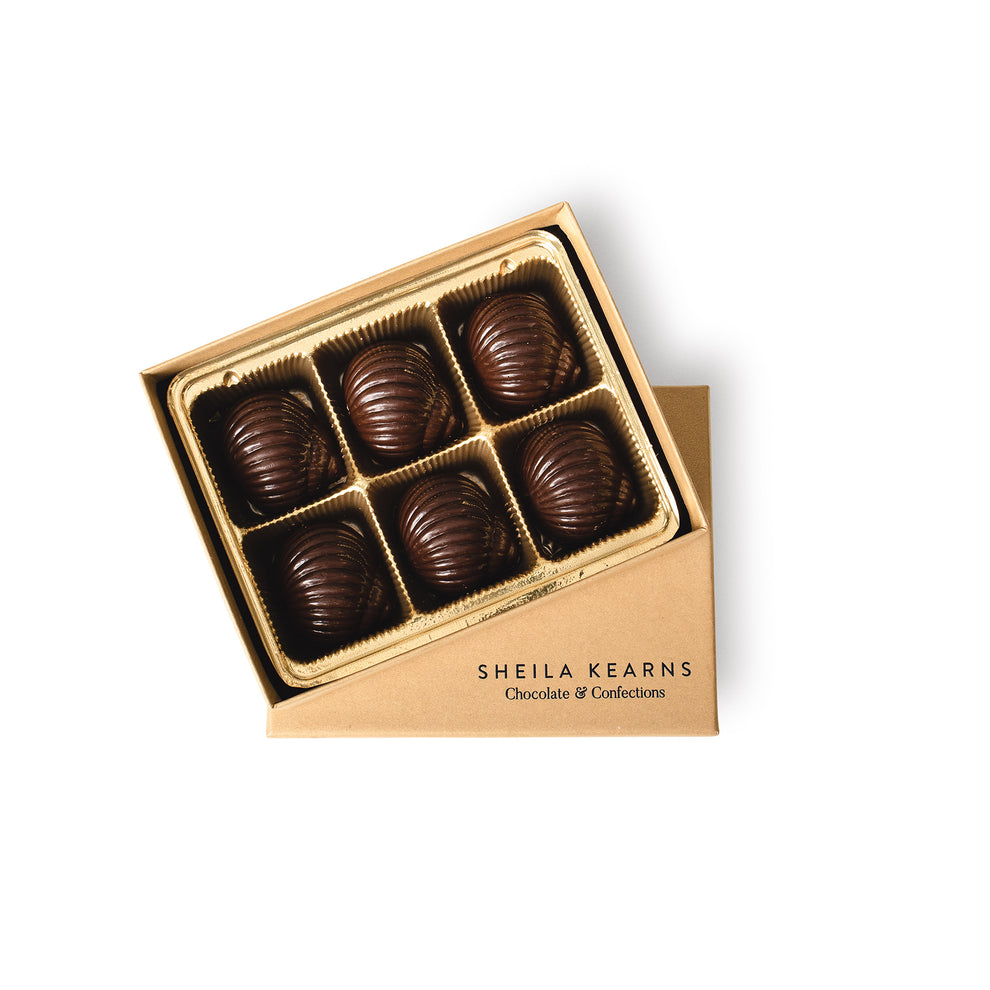 Dark Chocolate Liquid Caramel Shells – Sheila Kearns Chocolate ...
